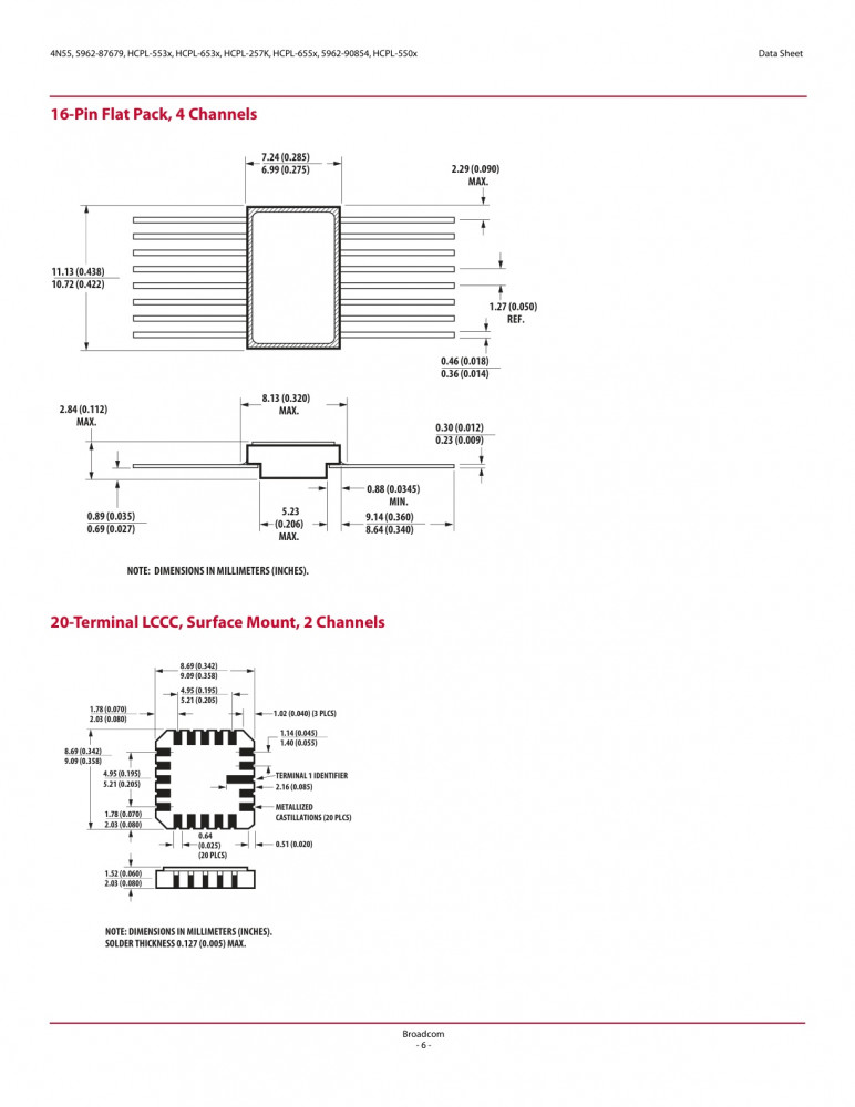 5962-8767905KEA datasheet page 6