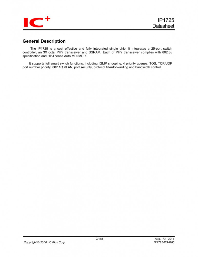 IP1725 datasheet page 2