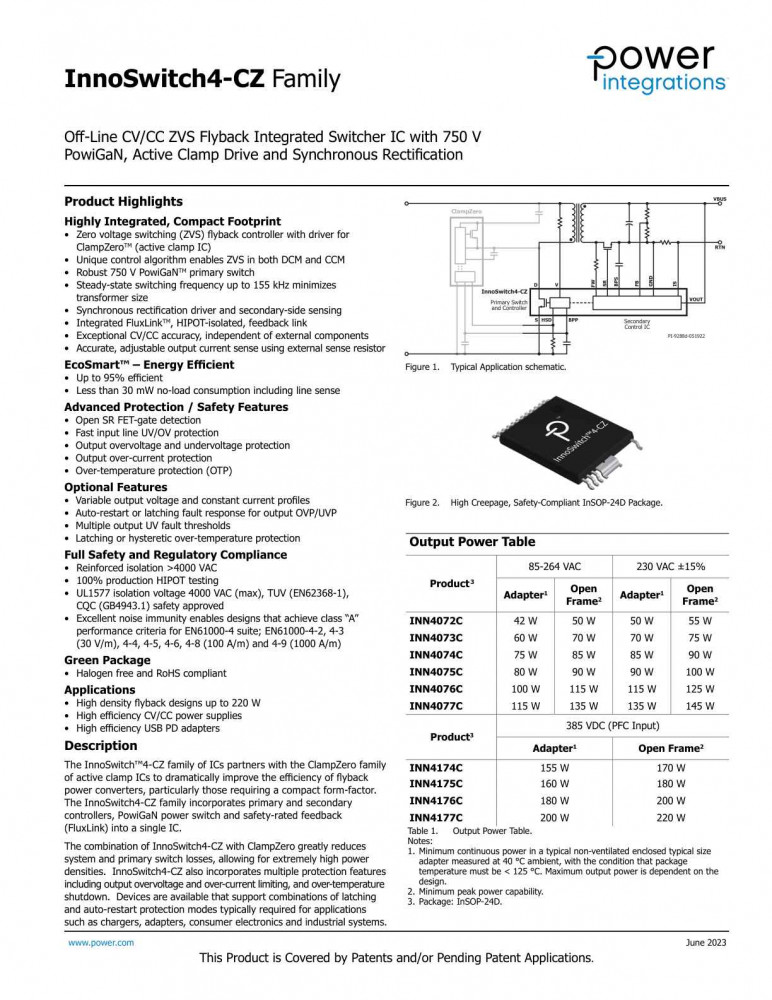 INN4174C-H187-TL technical document page 1