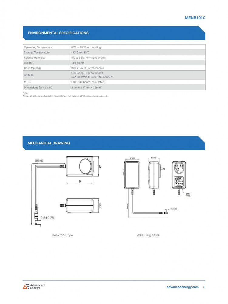 MENB1010 datasheet page 3