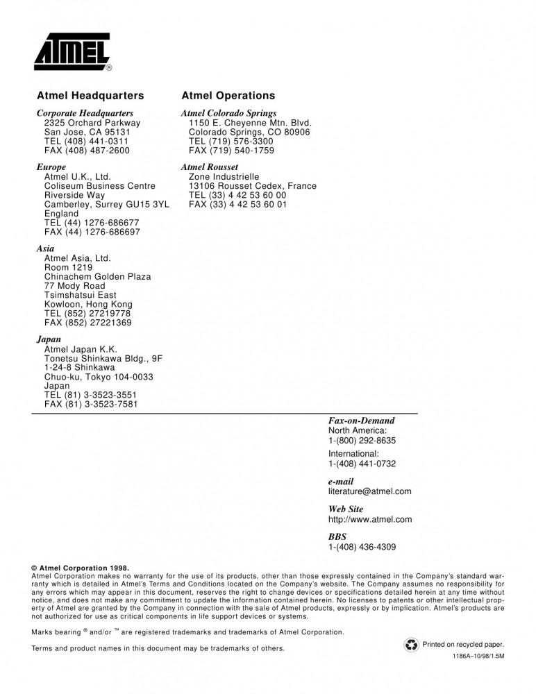 AT43DK301 technical document page 4