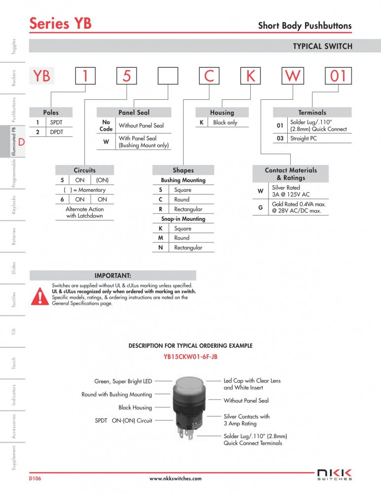 YB series product documentation, page 3