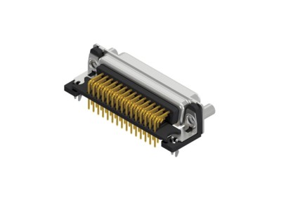 D-SUB High Density • 44-pos. • Socket • Solder pin angled • Plastic bracket • Quality class 3 • UNC 4-40 for sale