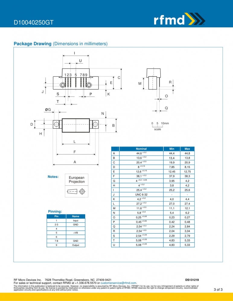 D10040250GT technical document page 3