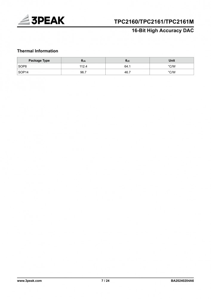 TPC2161 technical document page 7