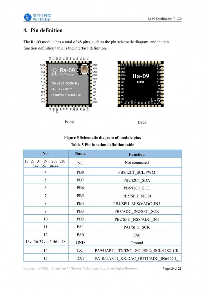 Ra-09 datasheet page 10