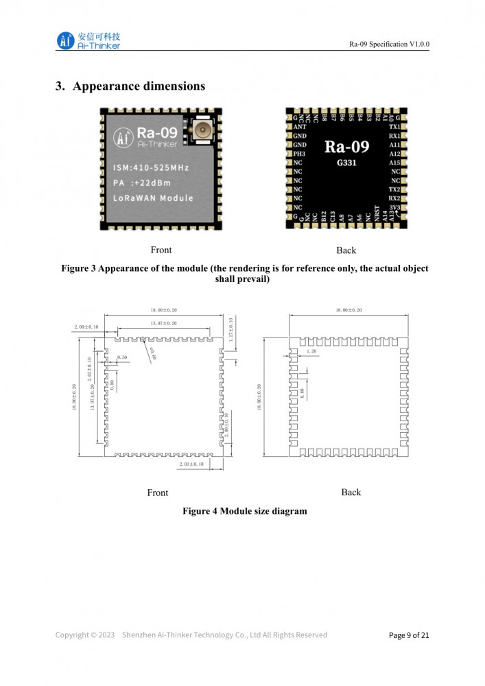 Ra-09 datasheet page 9