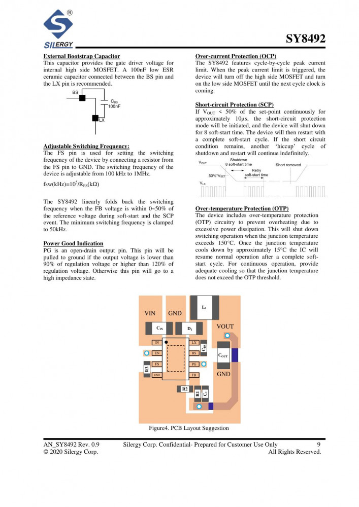 SY8492FCC datasheet page 9
