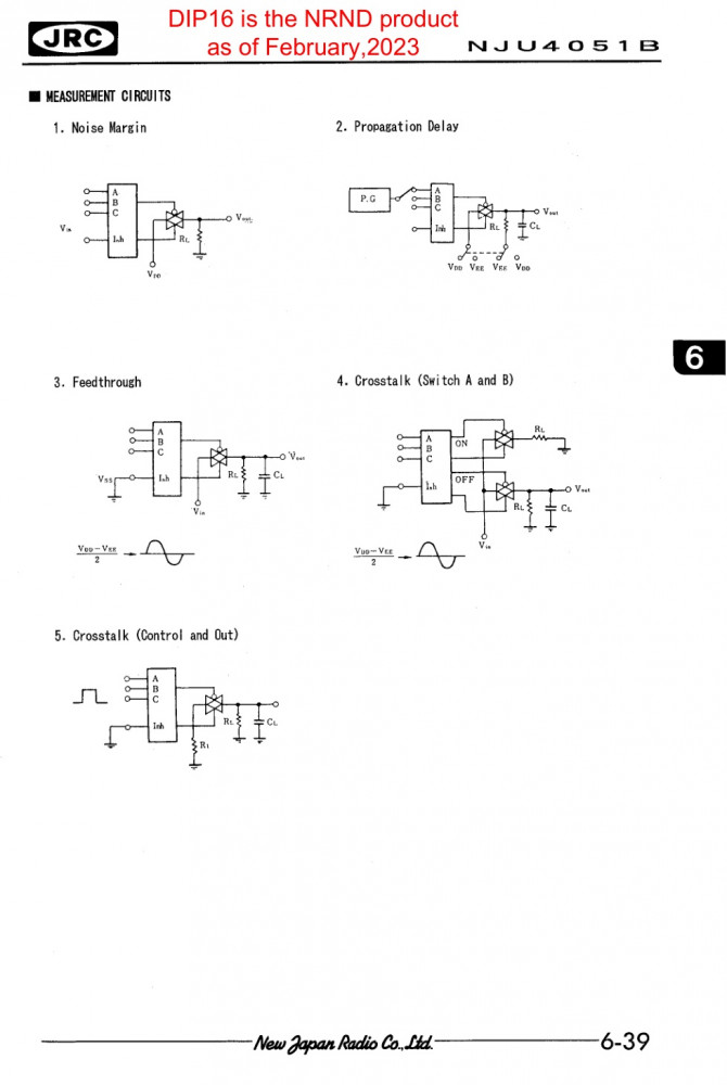 NJU4051B datasheet page 4