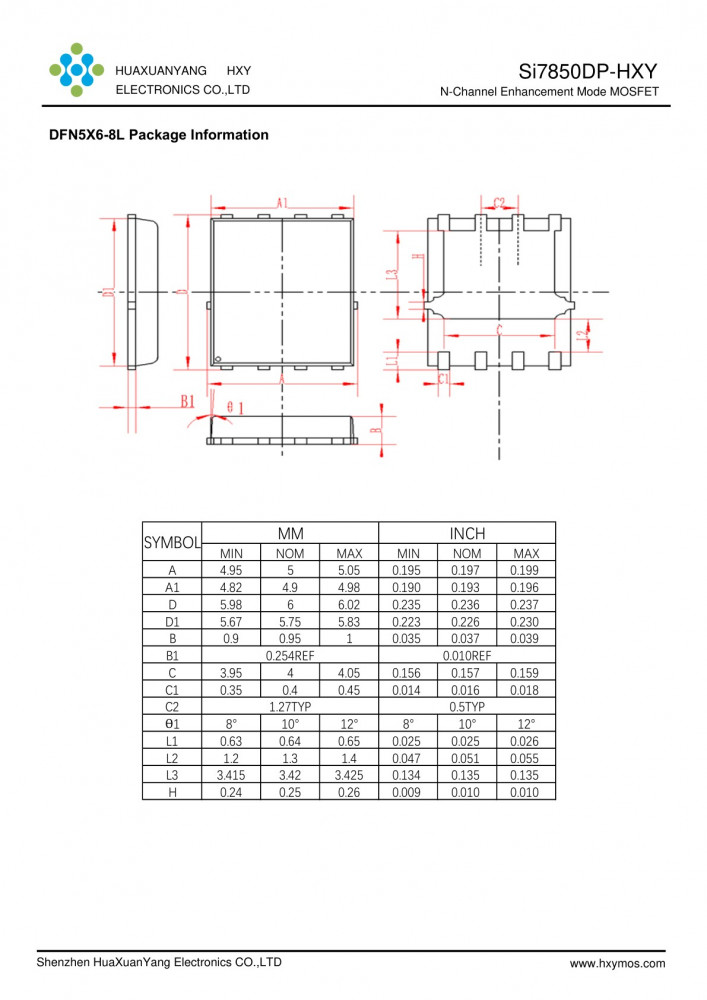 Si7850DP-HXY datasheet page 5
