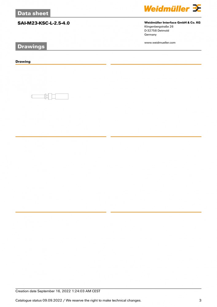 WEIDMULLER 1170410000 technical document page 3