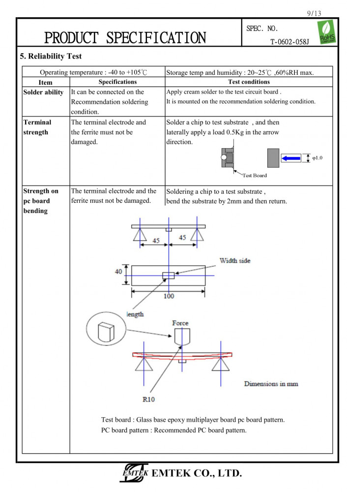 CMF2012H4 series specification page 10