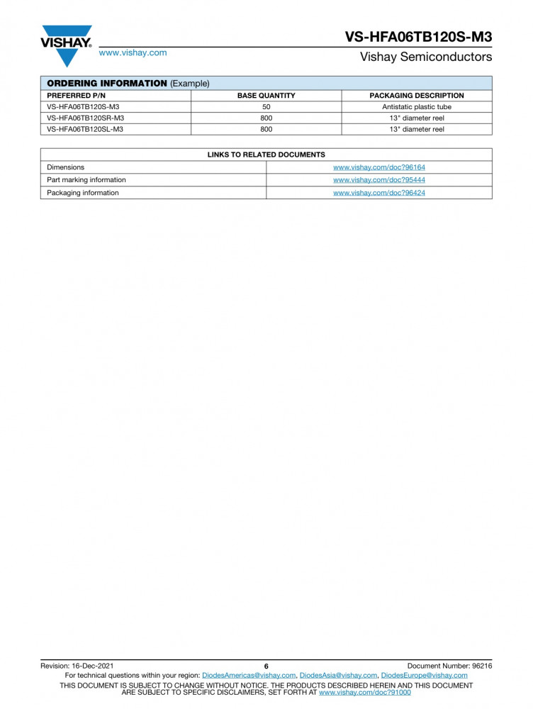 VS-HFA06TB120S datasheet page 6