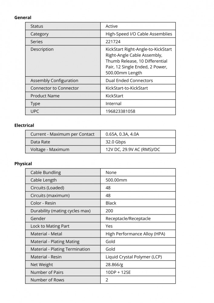 MOLEX 2217240500 document preview, page 2