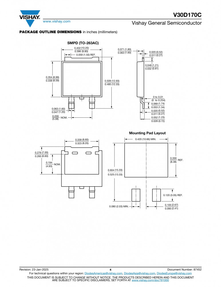 V30D170C datasheet page 4