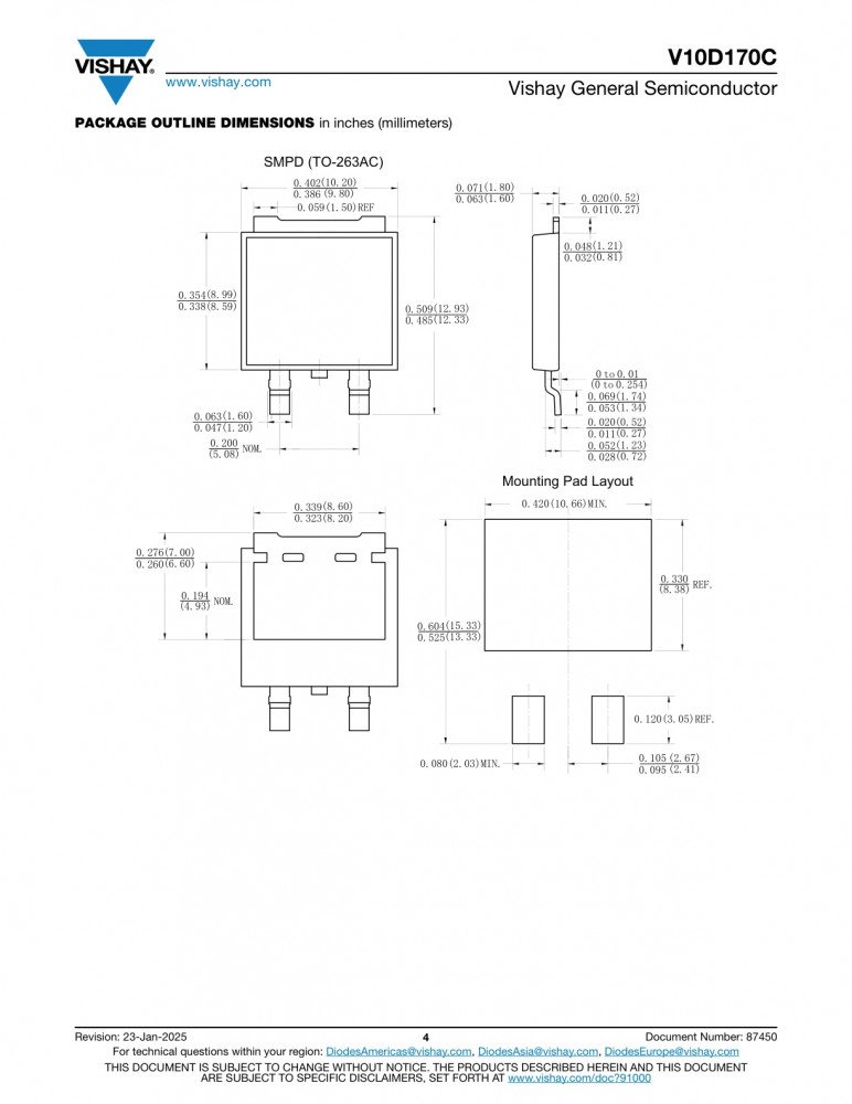 V10D170C datasheet page 4