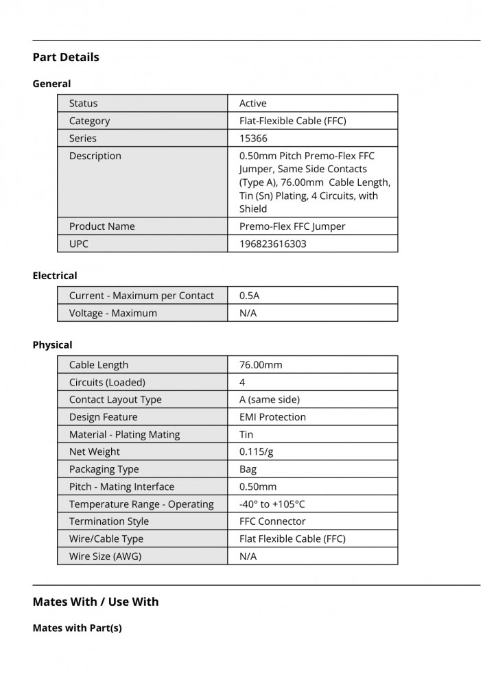 Product document page 2