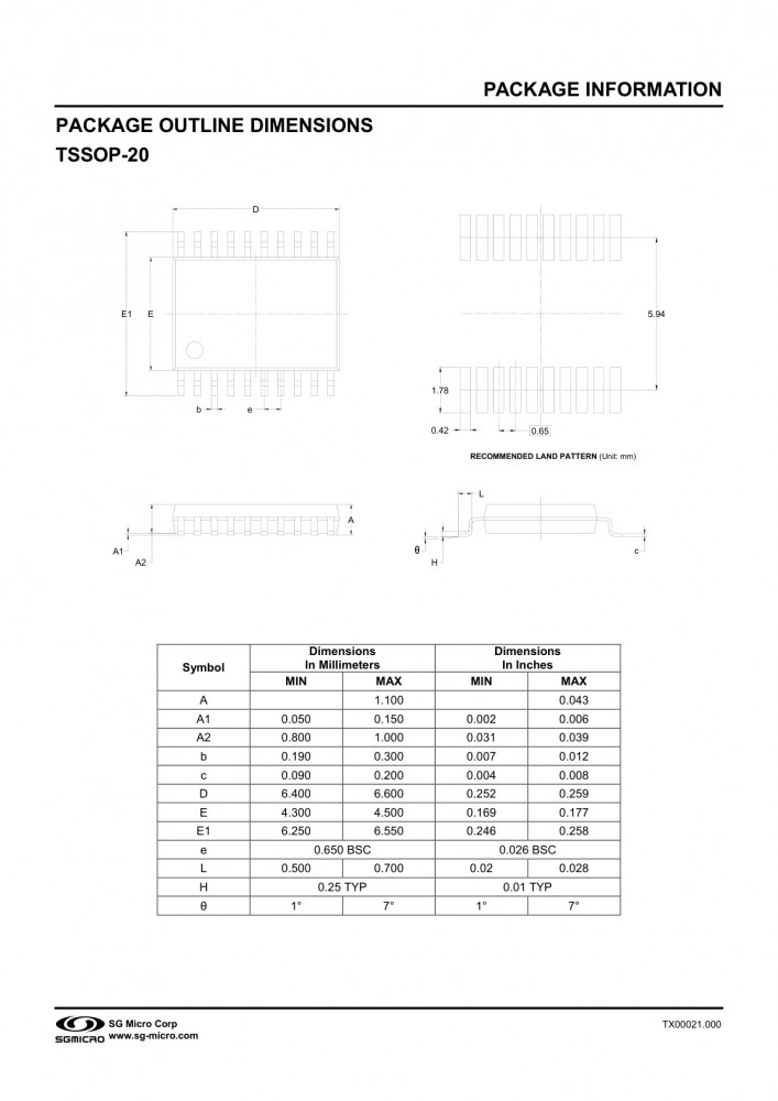 SGM4578 datasheet page 5