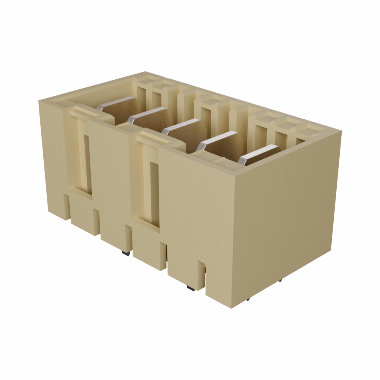 Appli-Mate RAST 5 Header, Vertical, 5 Circuits, Tin (Sn) Plating, Position Keys 2a, 2b, 3b & 4a, Code Keys d20 & d40, Latches Between Circuits 1 & 2 and 3 & 4, PCB Polarization A, Glow-Wire Capable for sale
