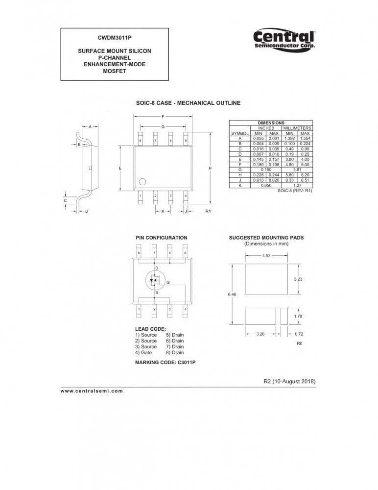 CWDM3011P datasheet page 2