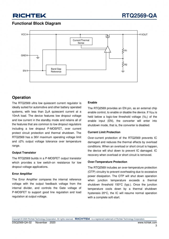 RTQ2569 datasheet page 3