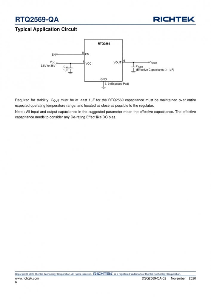 RTQ2569 datasheet page 6