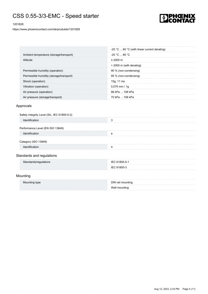 Phoenix Contact 1201828 document page 4