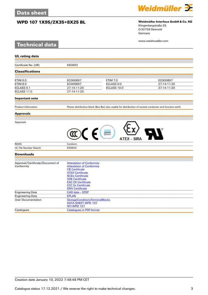 WPD 107 technical document page 3