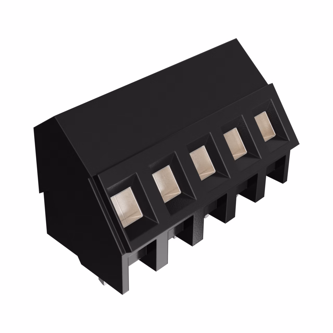 5.08mm Pitch Beau Eurostyle Low Profile, Fixed Block, 35° Wire Entry, Modular, 5 Circuits for sale