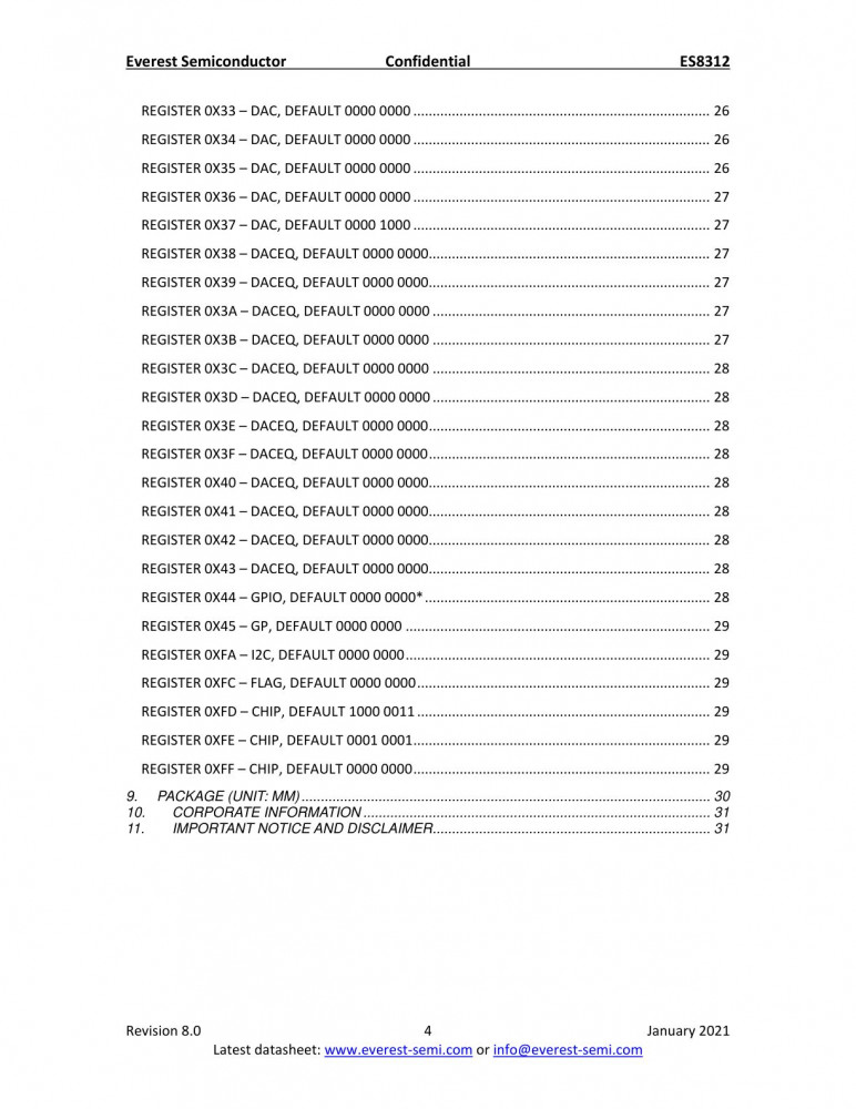 ES8312 datasheet page 4