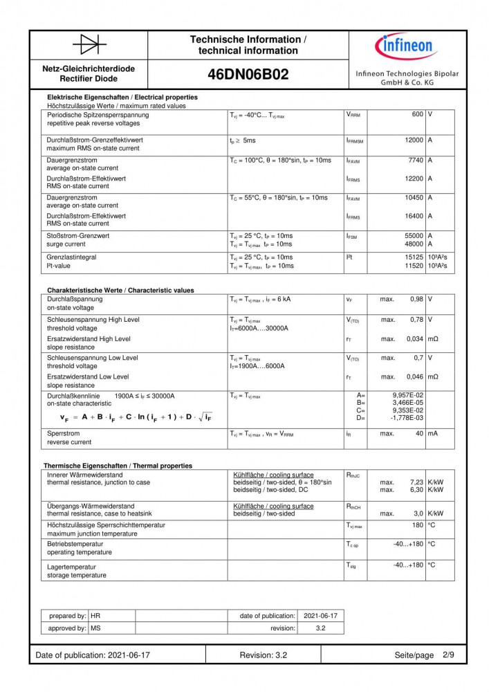 46DN06B02 technical document page 2