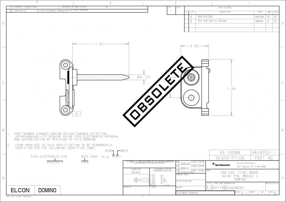 TE Connectivity 6648253-1 technical drawing preview