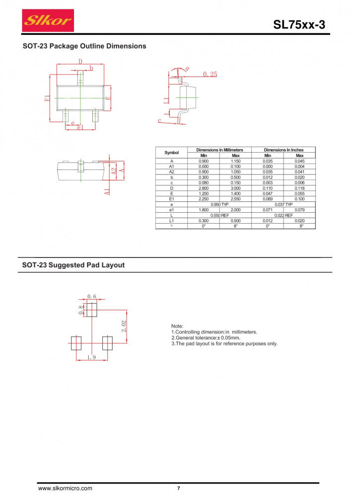 SL7533-3 datasheet page 7
