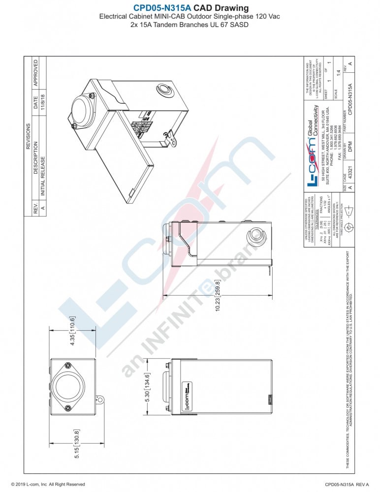 CPD05-N315A technical datasheet page 3