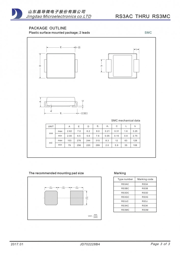 RS3AC datasheet page 3