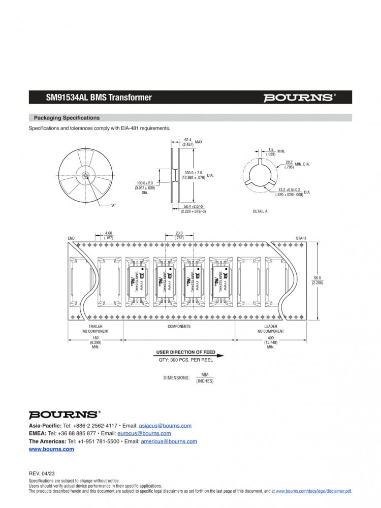 SM91534AL-E datasheet page 3