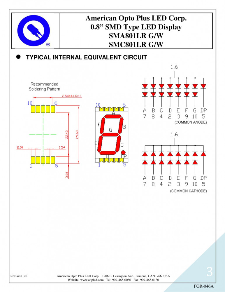 SMC801LR datasheet page 3