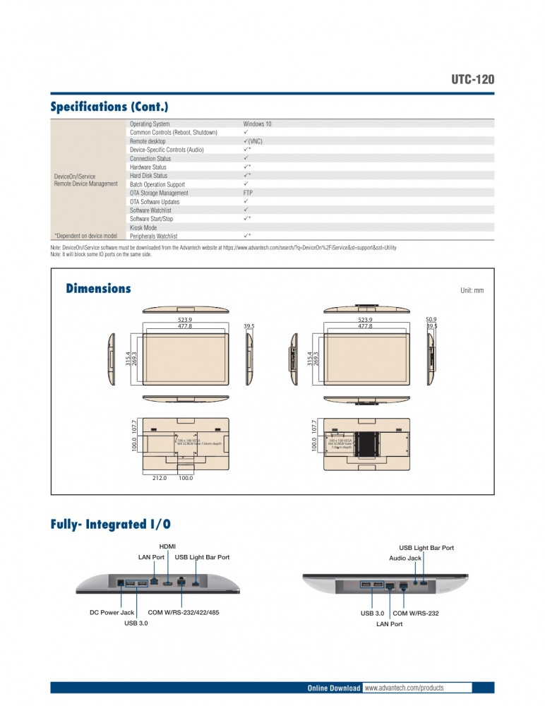 UTC-120H document page 2