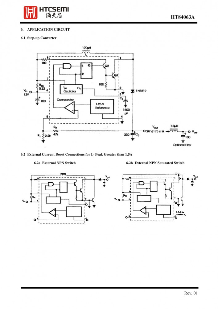 HT84063AREZ technical document page 4