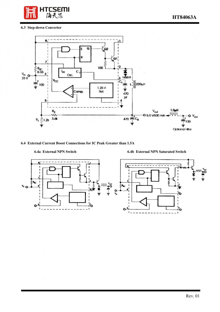 HT84063AREZ technical document page 5