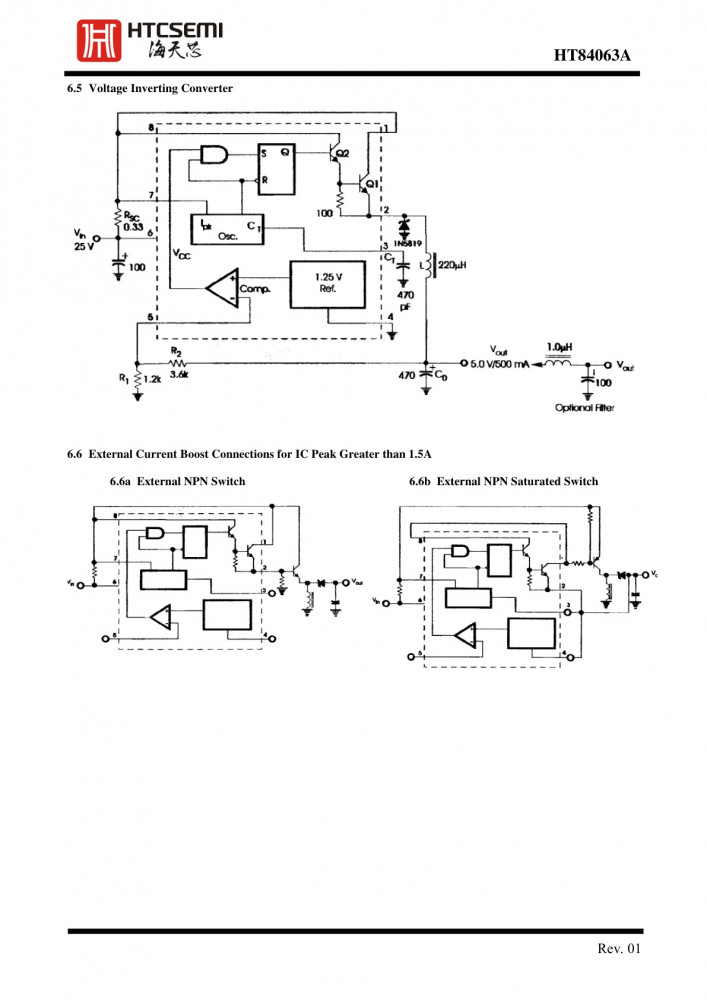 HT84063AREZ technical document page 6