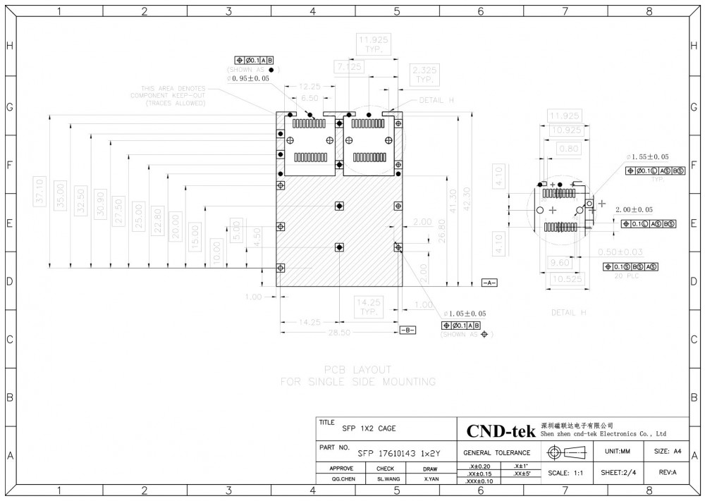 CND-tek SFP 17610143 1X2Y drawing page 2