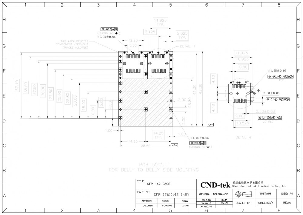 CND-tek SFP 17610143 1X2Y drawing page 3