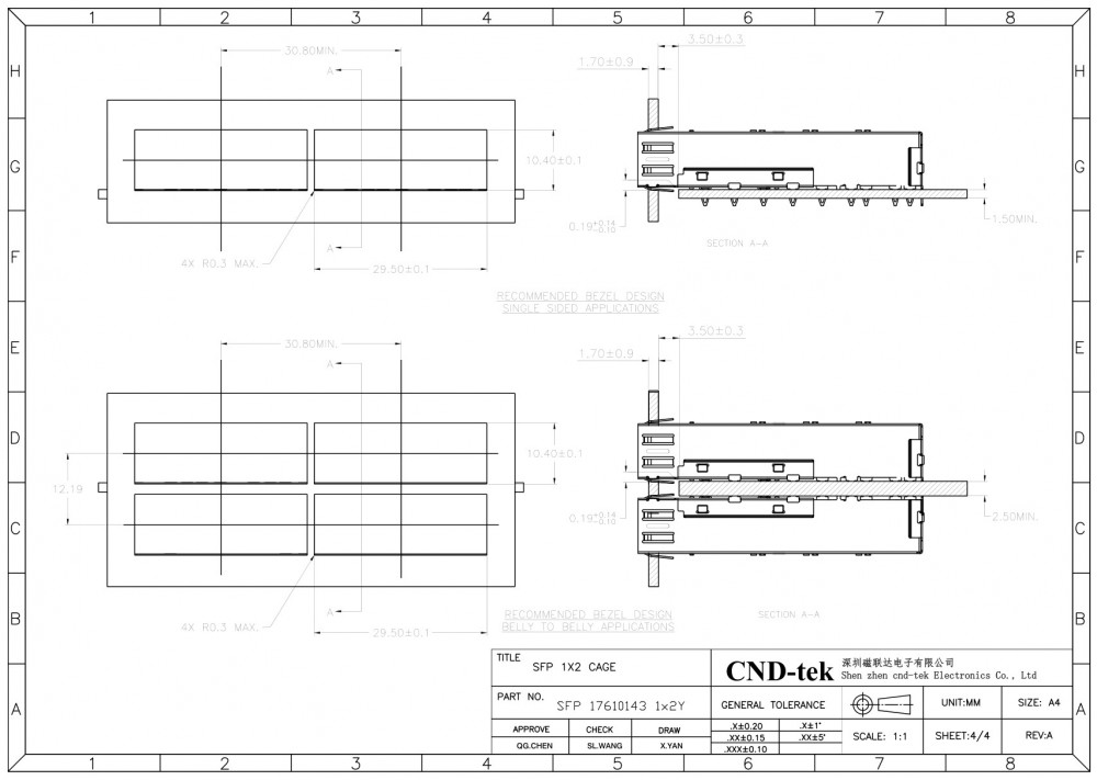 CND-tek SFP 17610143 1X2Y drawing page 4