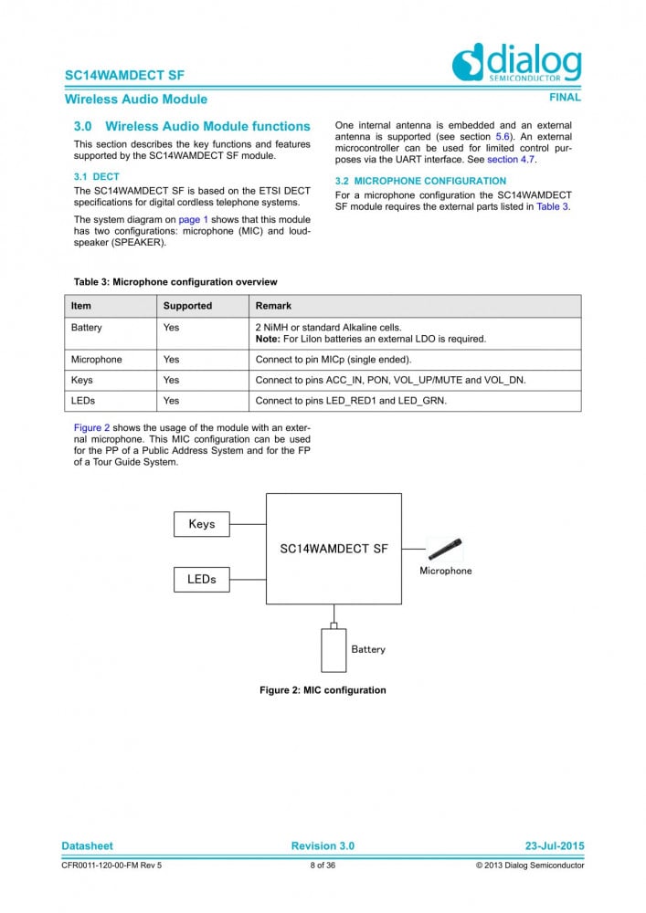 SC14WAMDECT SF01T documentation page 8