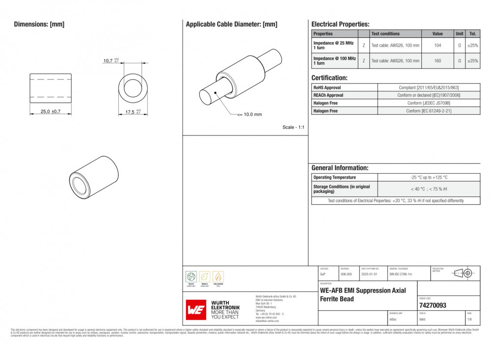 74270093 product documentation page 1