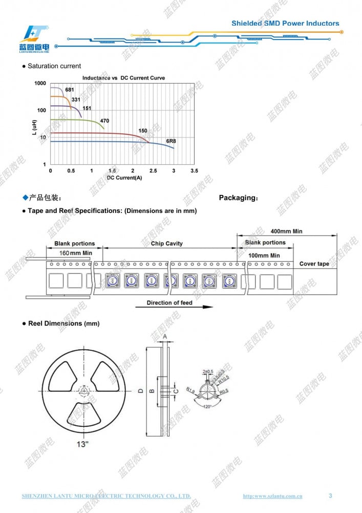 SDRS7045-220NT datasheet page 3