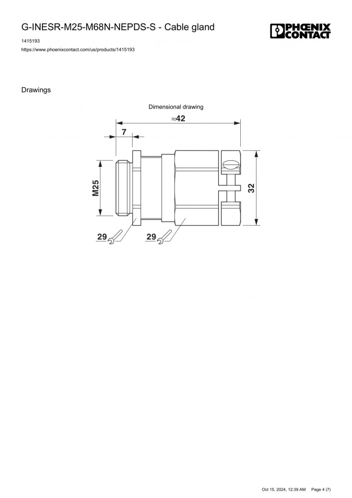 Phoenix Contact 1415193 technical document page 4