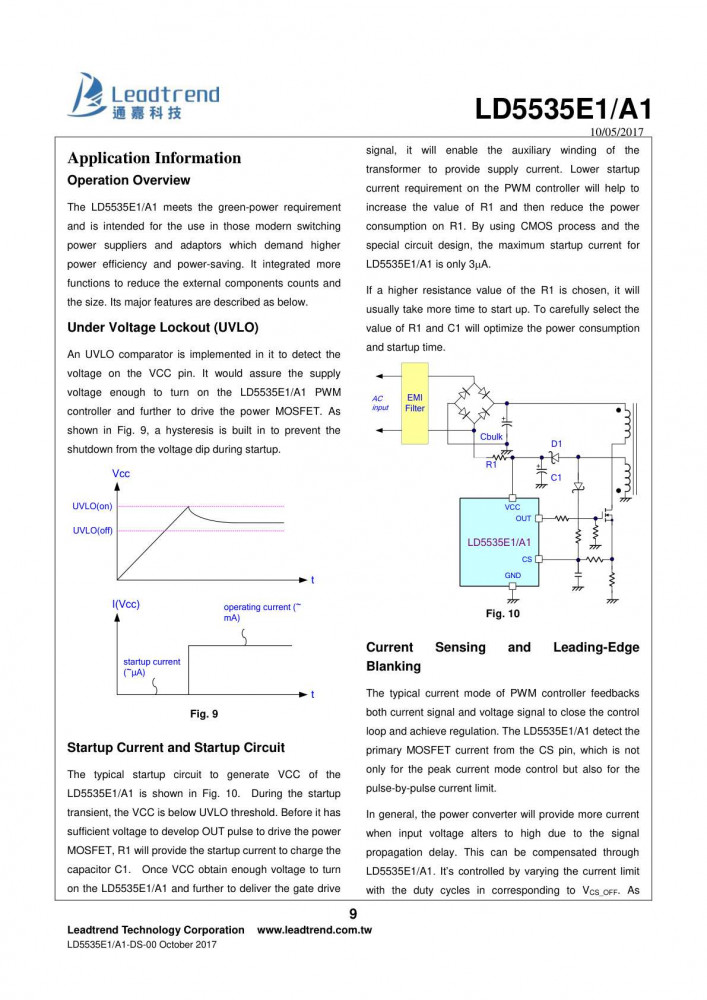 LD5535E1 datasheet page 9