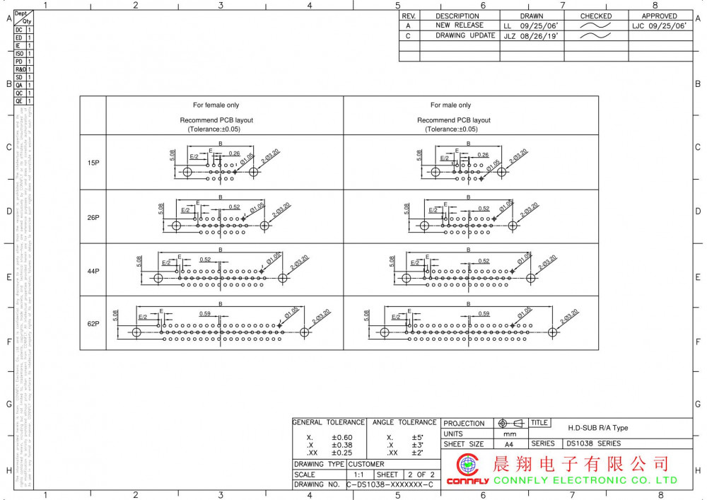 CONNFLY DS1038 drawing page 2